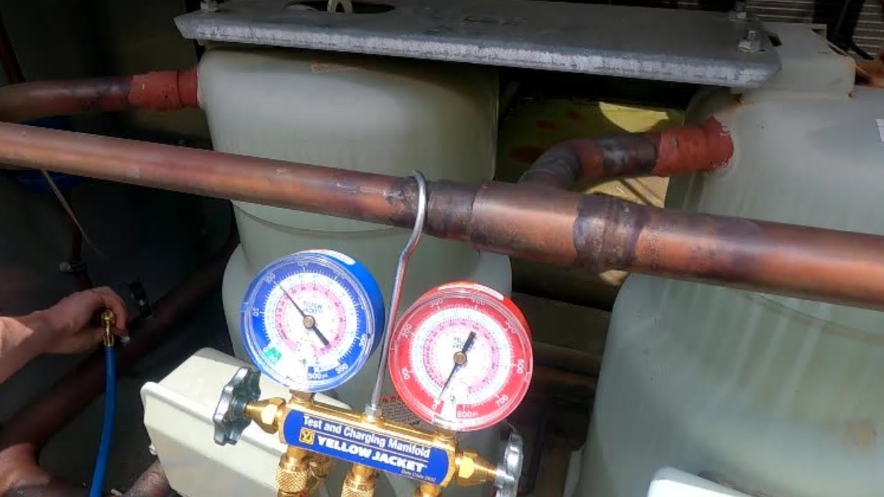 2001 Trane Voyager RTU Gas Pack Maintainance - YouTube