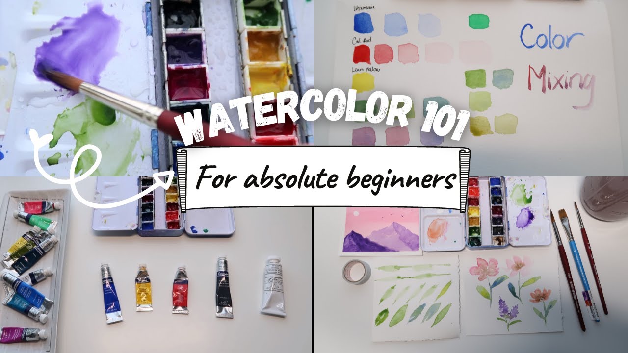 Intro to Watercolor painting - Everything you need to know to get ...