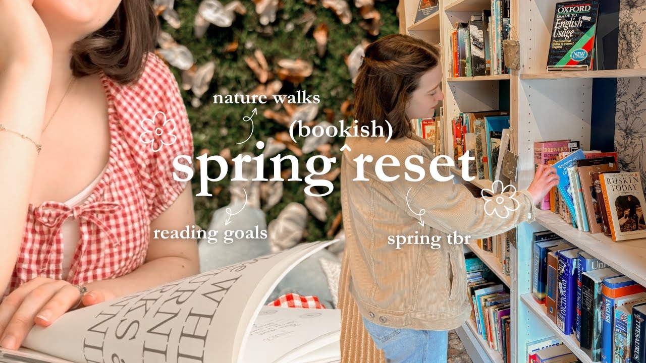 Spring Bookish Reset 📖🌷 second hand bookshops & planning my spring tbr ...