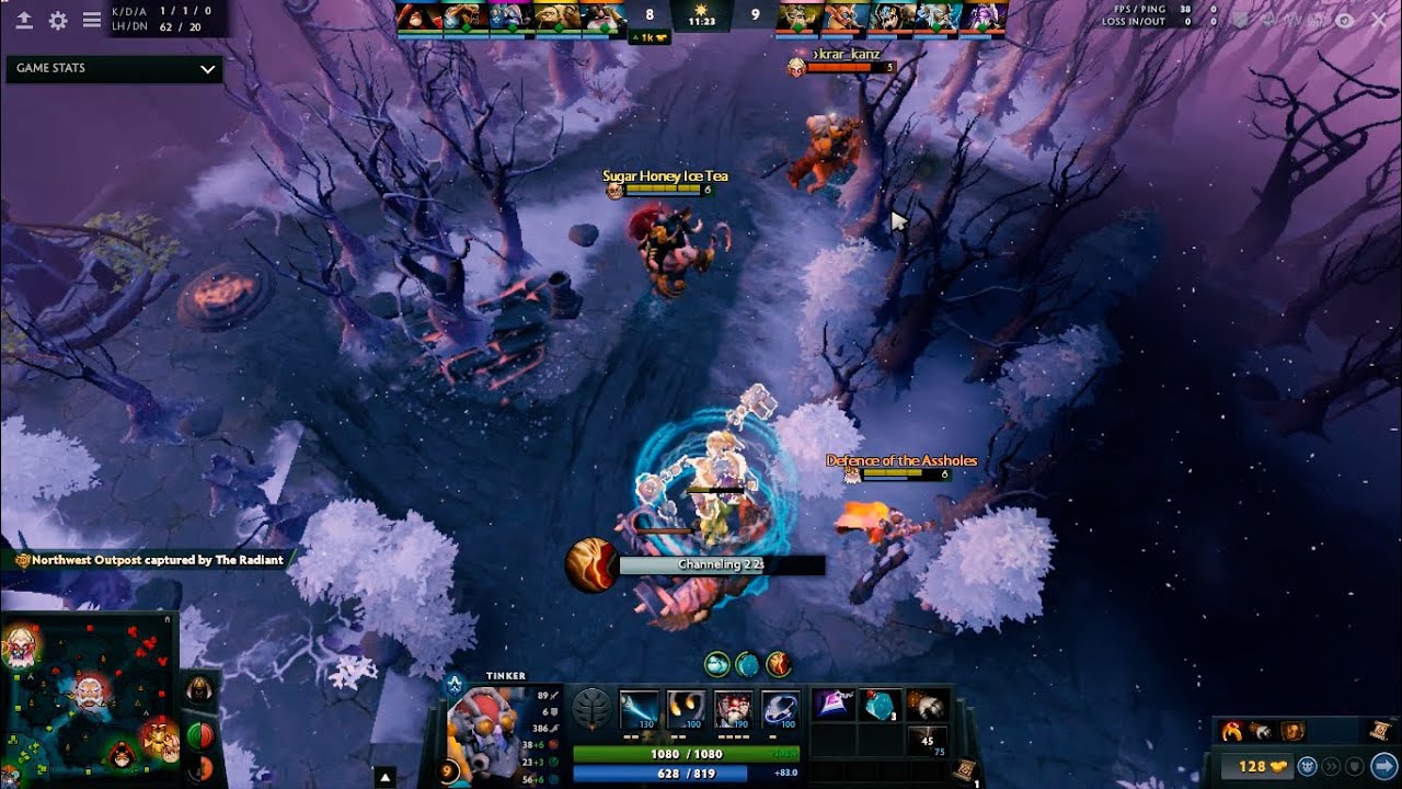 you can't hide from tinker - tinker dota 2 #patch 7.23 - YouTube