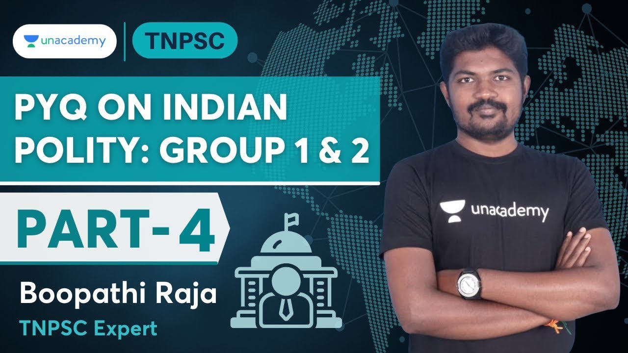 PYQ on Indian Polity ( Part 4 )📝| Boopathi Raja | Ungal Unacademy TNPSC - YouTube