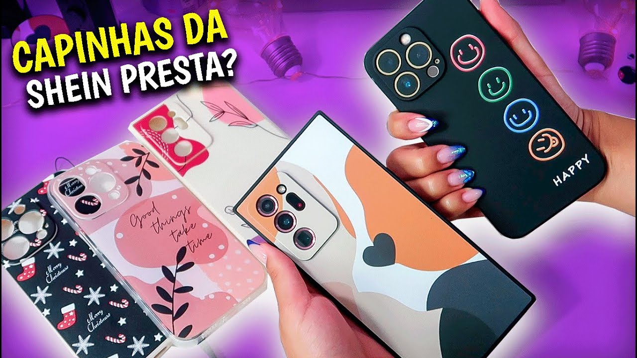 UNBOXING CAPINHAS DE CELULAR DA SHEIN pro meu ANDROID e IPHONE - YouTube