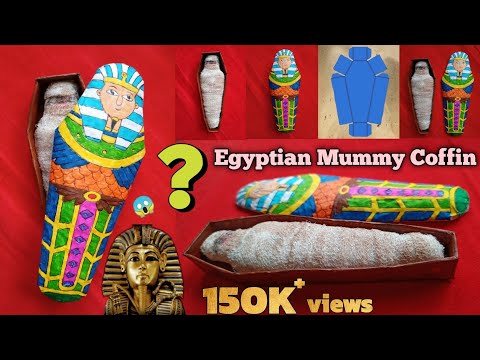 How To Make A Sarcophagus Out Of Cardboard Diy