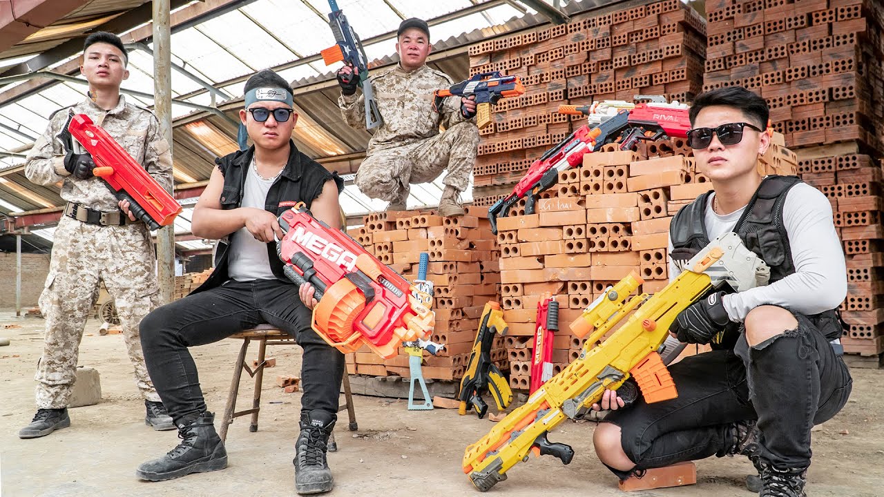 LTT Game Nerf War : Elite Squad Warriors SEAL X Nerf Guns Fight Mr Zero ...