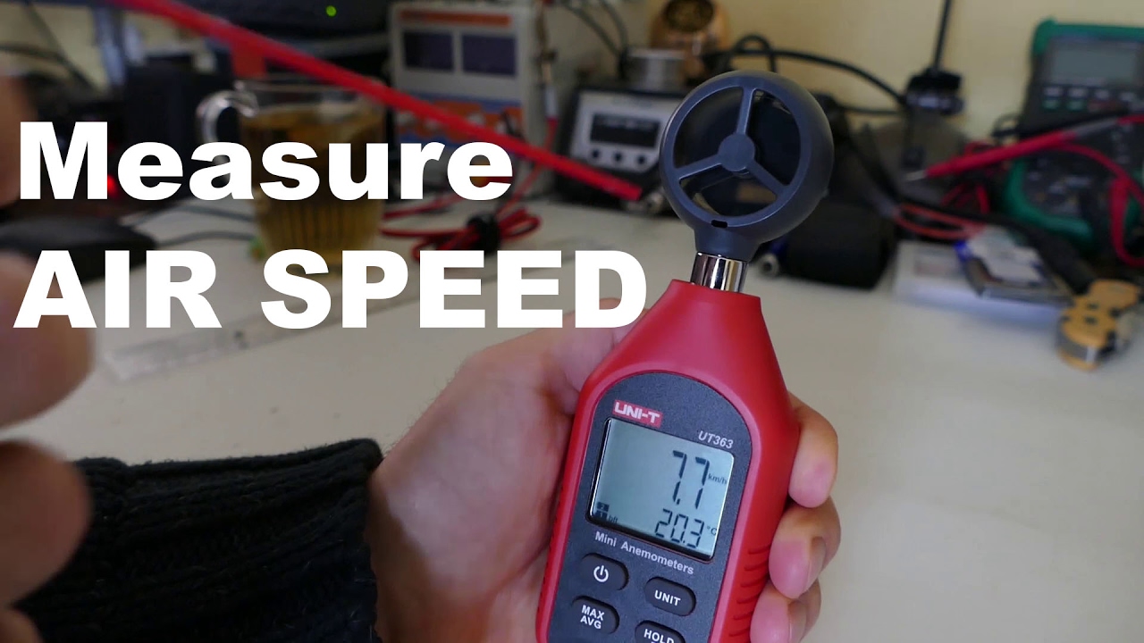 UNI-T UT363 Mini Digital Anemometer - YouTube