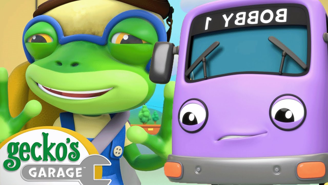 Grandma Gecko's Sports Car Chase | Max the Monster Truck | Gecko's ...
