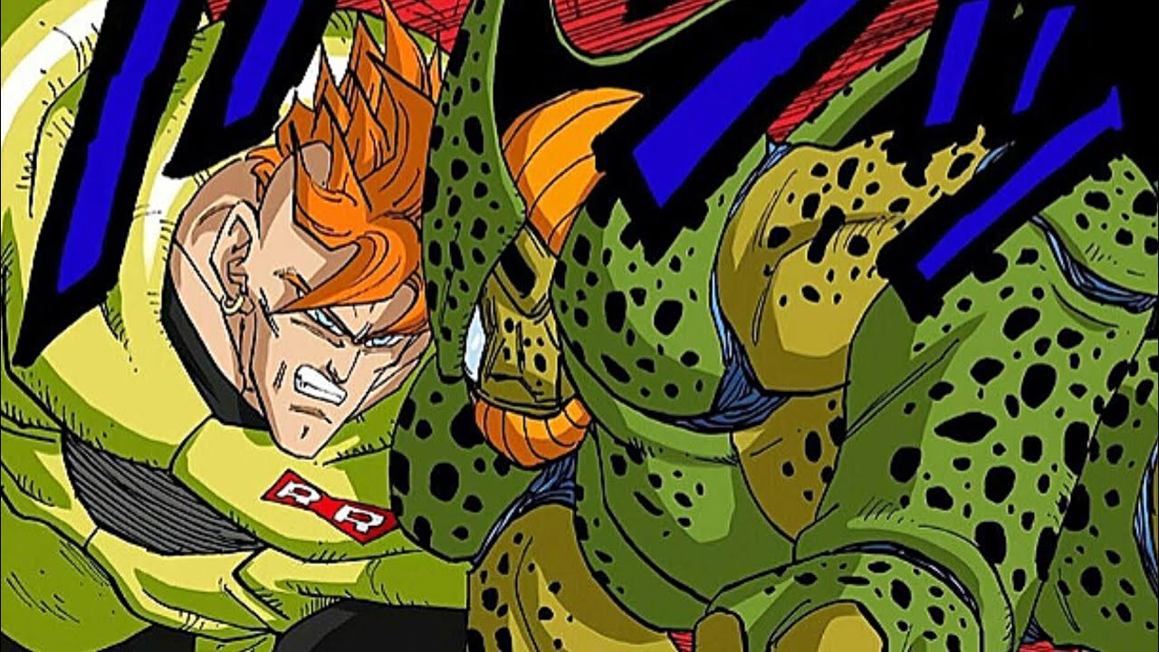 Android 16 vs Cell | Dragon Ball Chapters 371 - 372 | With Music ...