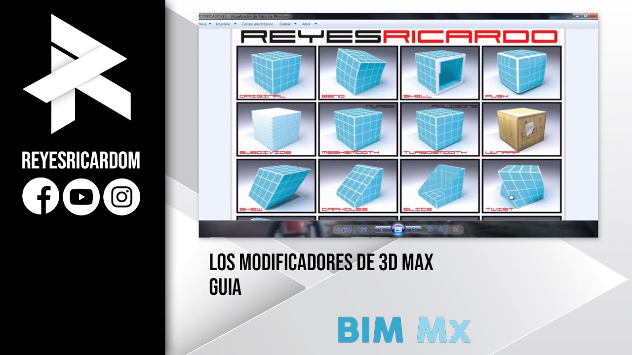 Modificadores 3D Max (guia rapida) - YouTube