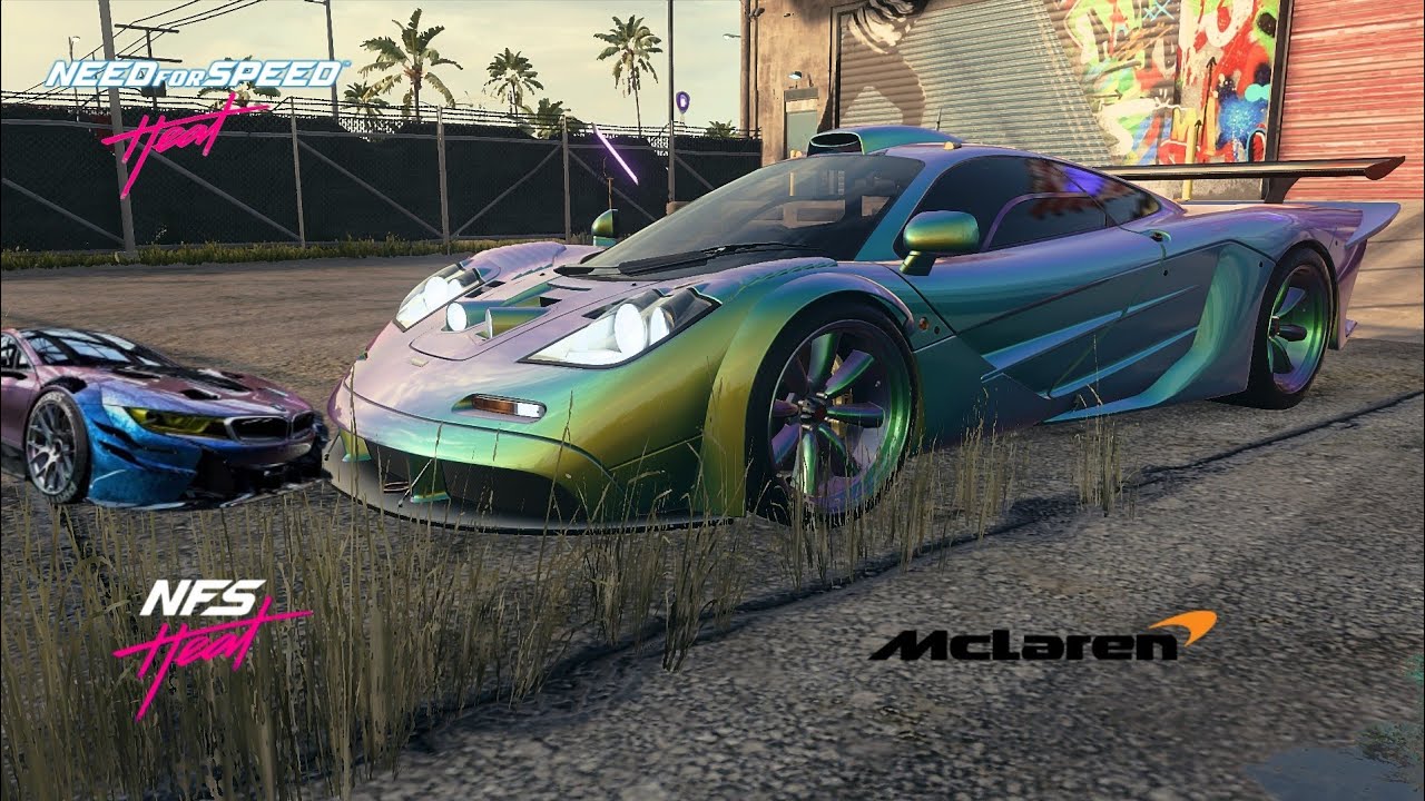 need for speed heat driving the McLaren F1 gtr speeding - YouTube