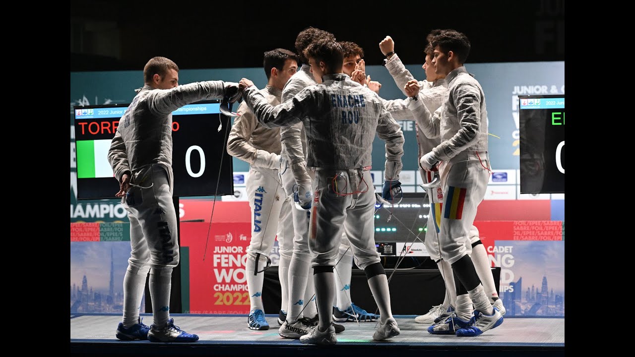 Campionatul Mondial de Scrima - Finala Sabie masculin juniori echipe ...