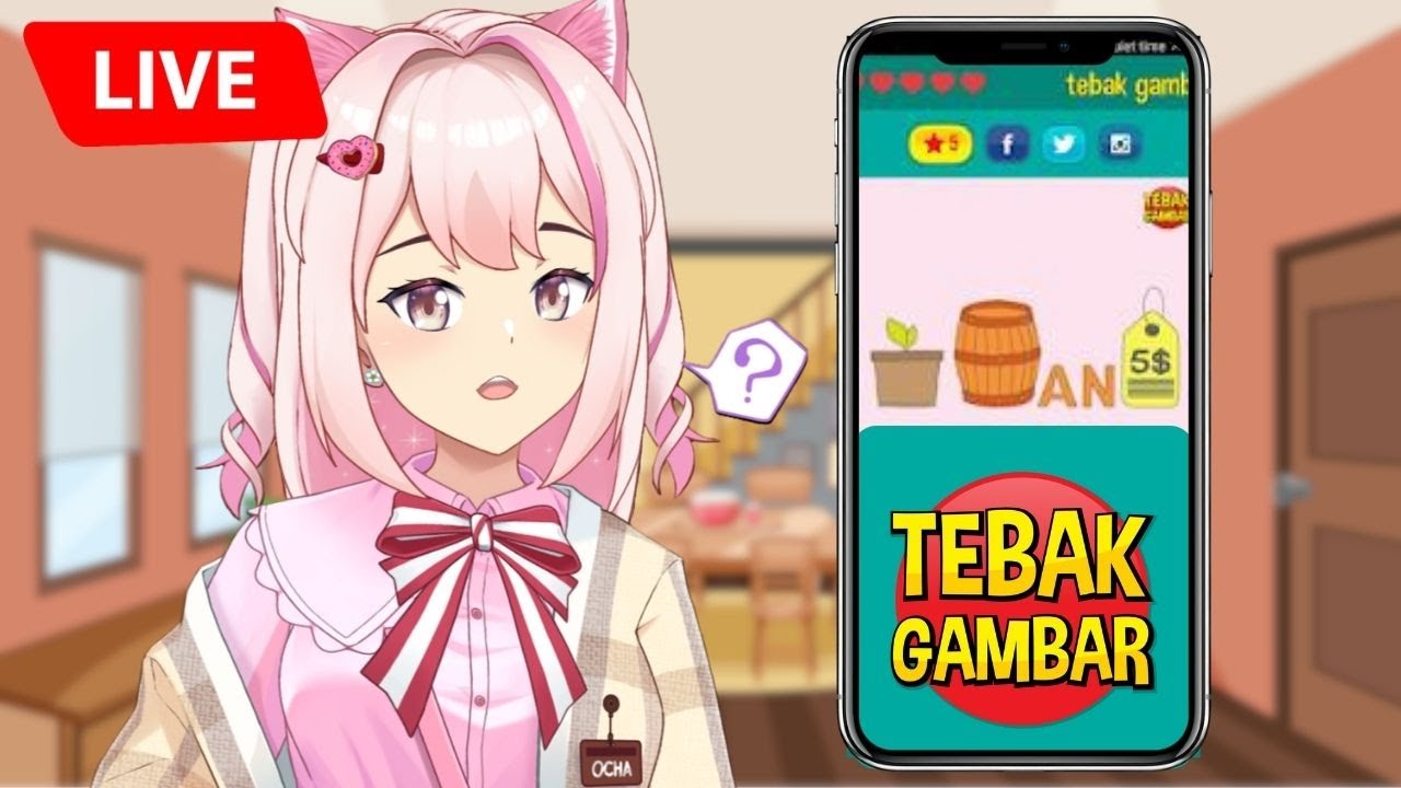 【🔴LIVE TEBAK GAMBAR】 ANJAY MIKIR #shorts -Vtuber ID - YouTube