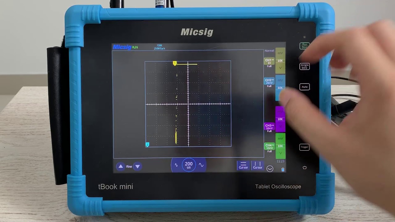 Micsig Tablet Oscilloscope XY Display Mode - YouTube