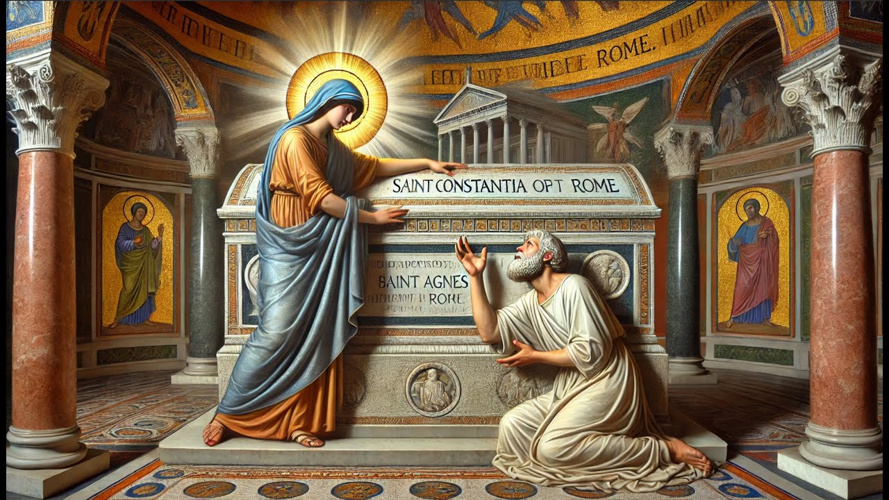 St. Constantia of ROME Battles Leprosy with Miraculous HEALING! - YouTube