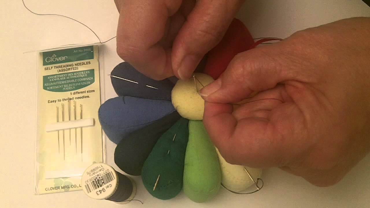 Threading Clover Self-threading Needle - YouTube