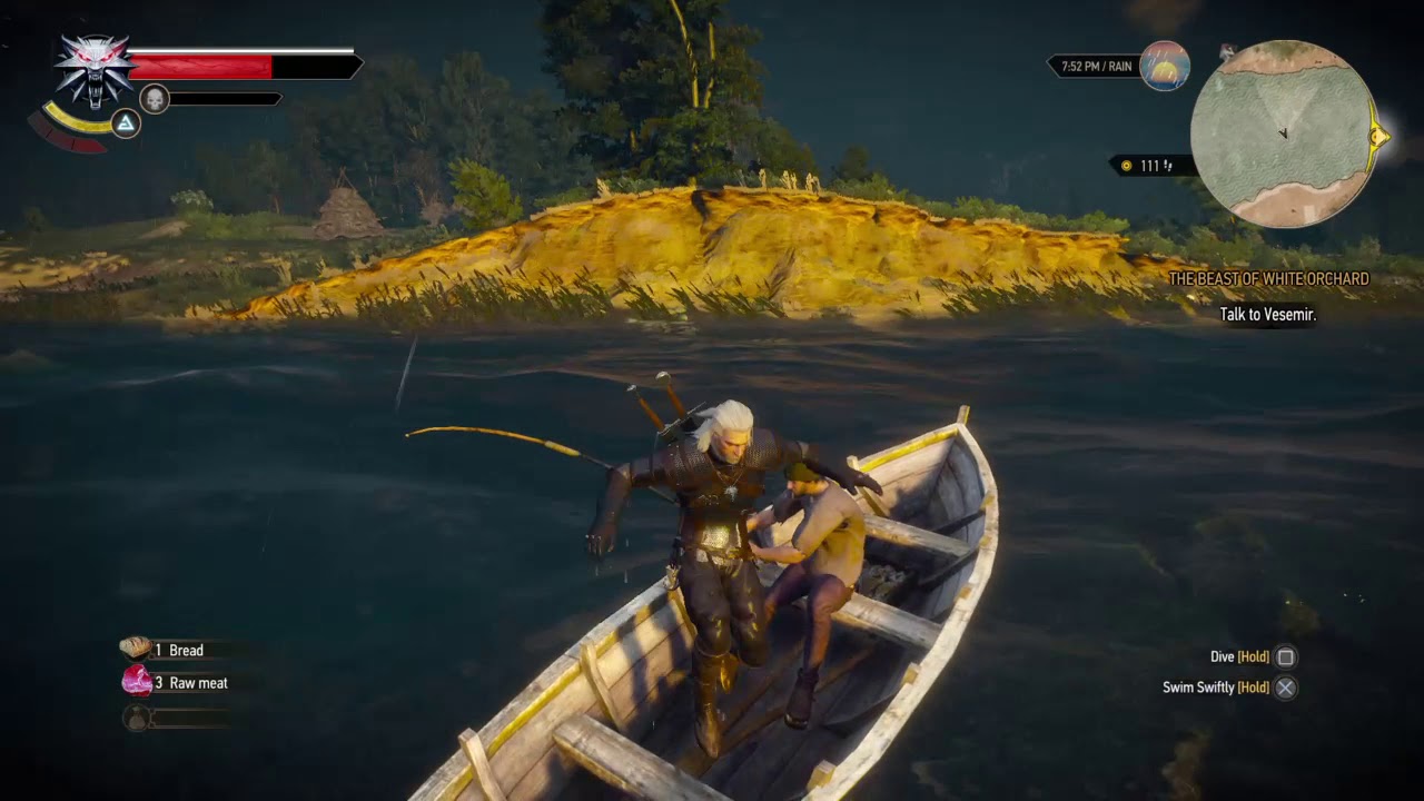 The Witcher 3 I'm on a boat! - YouTube