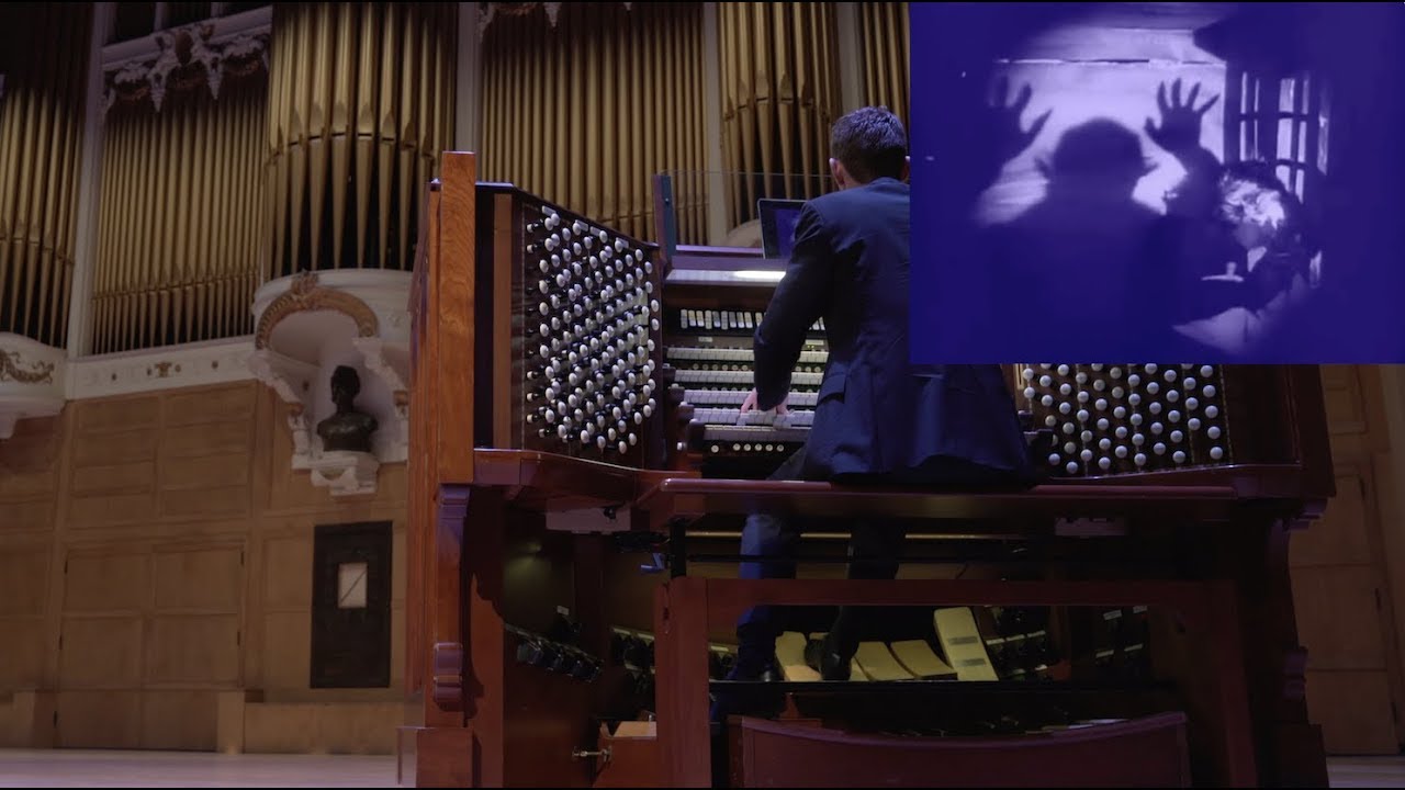 James Kennerley improvises a score to a scene from the 1922 silent ...