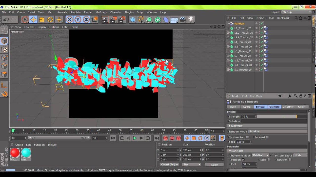 Tutorial cinema 4d thrausi - YouTube