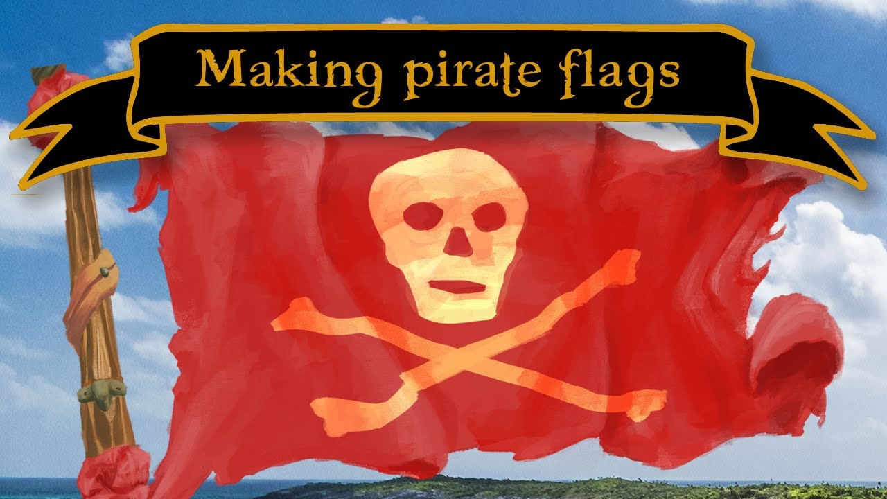How did pirates make their flags? - YouTube