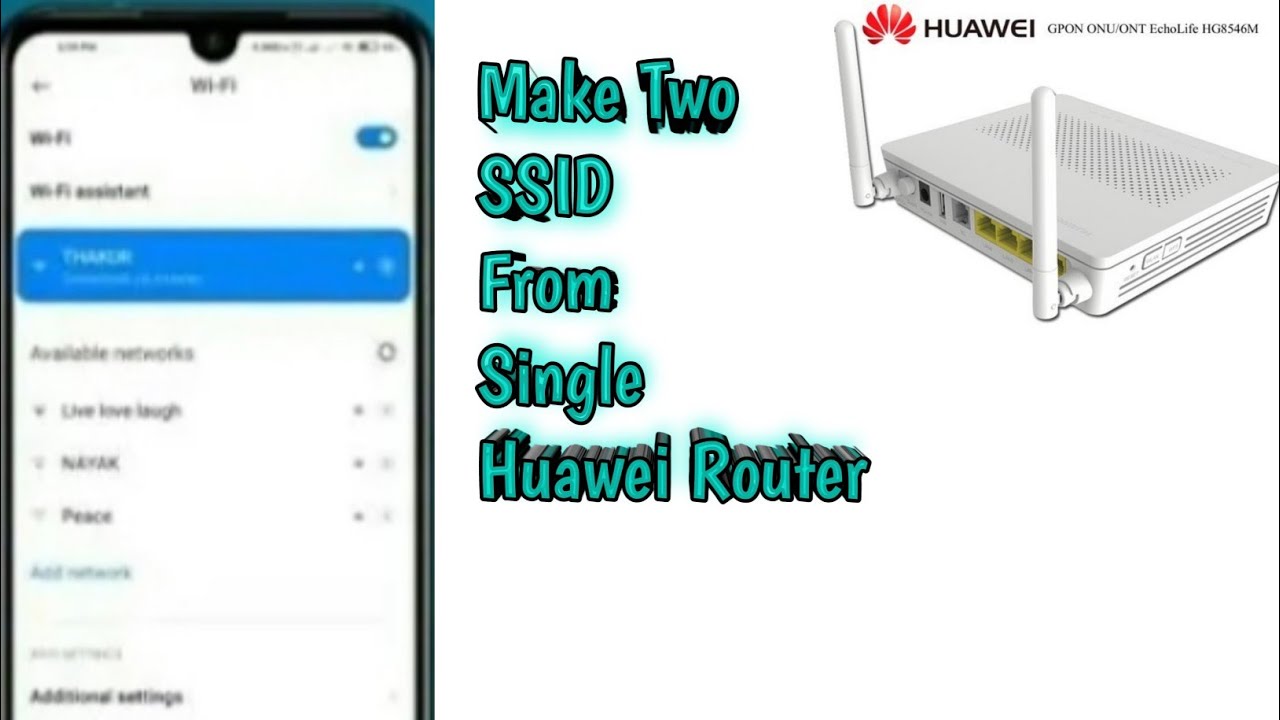 How to make two ssid from one Router//single router two name - YouTube