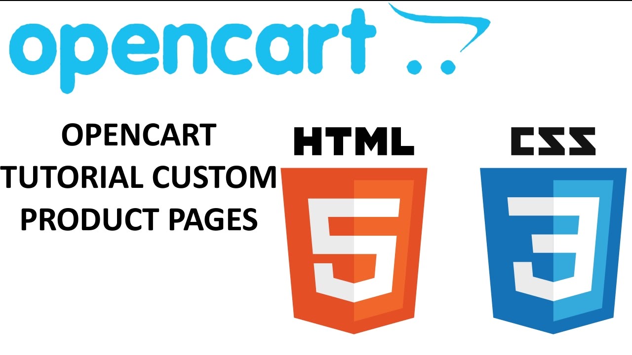Opencart Tutorial Part 3 - Custom Product Pages - YouTube