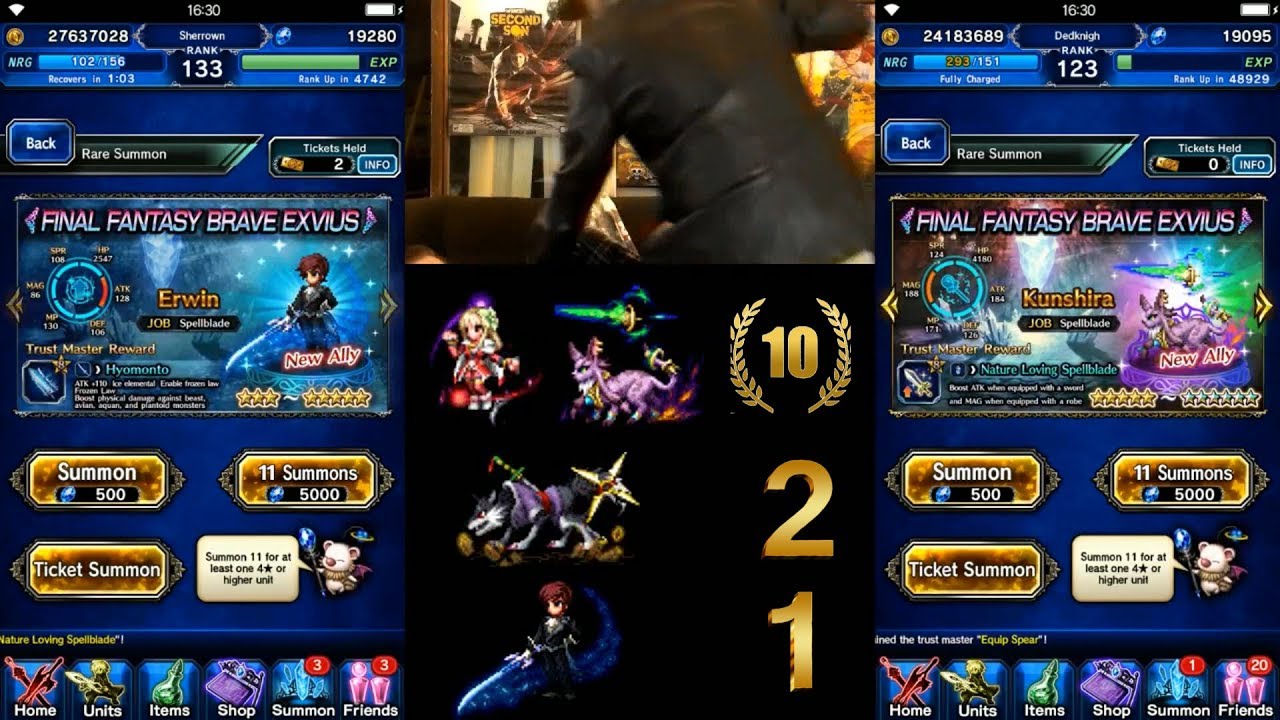 FFBE CG Fina Banner Versus Pull Video - YouTube