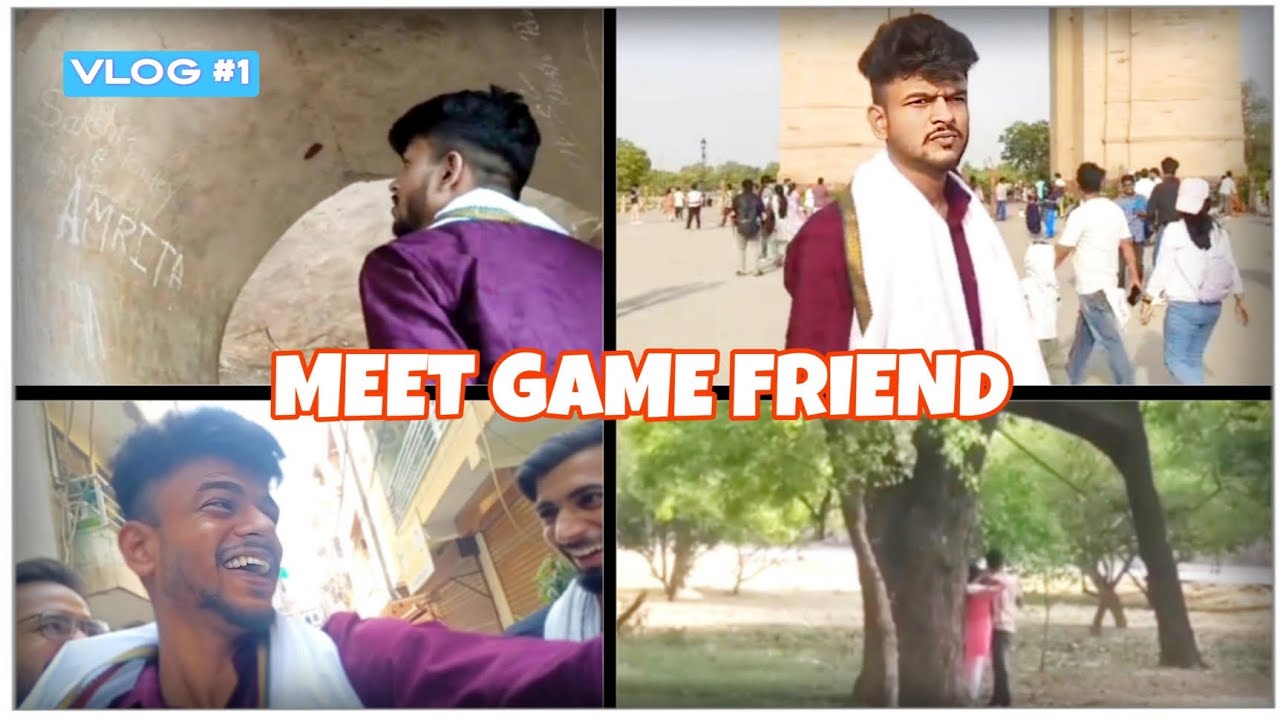 MY FIRST VLOG | MEET FREEFIRE PLAYER IN REAL LIFE | - YouTube