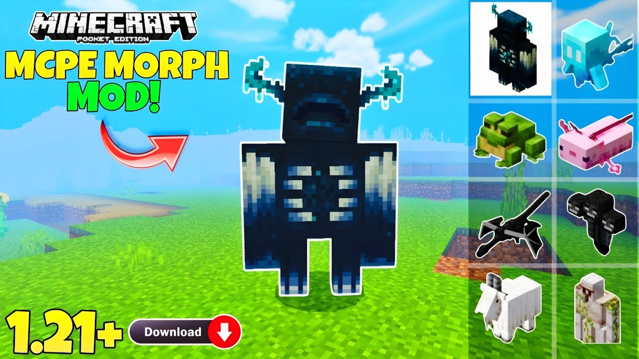 MORPH MOD FOR MINECRAFT / 1.21+ DOWNLOAD MEDIAFIRE - YouTube