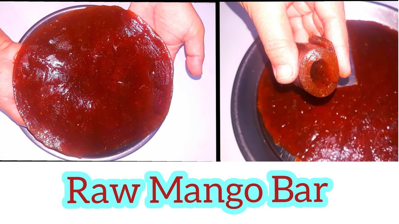 Green Mango Bar Recipe | Aam Papad Recipe Without Sunlight | Mango ...