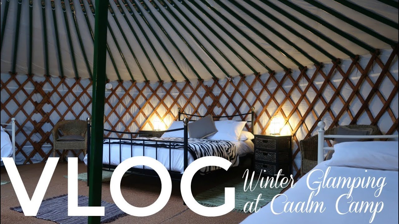Winter Glamping at Caalm Camp ǀǀ VLOG - YouTube
