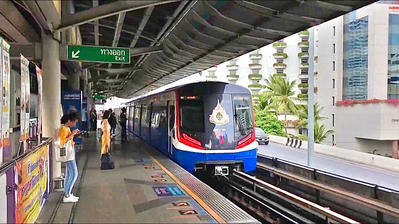 รถไฟฟ้าบีทีเอส [CRRC EMU-B3] BTS Skytrain 2020 - YouTube