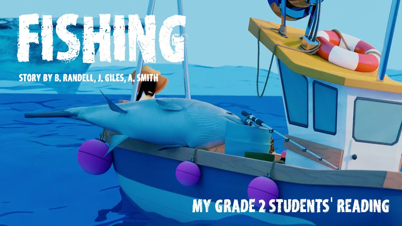 Fishing | English reading | Primary school | Grade 2 Students ...