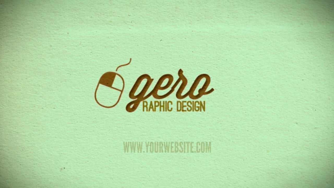 Design is Passion - After Effects logo intro template - YouTube