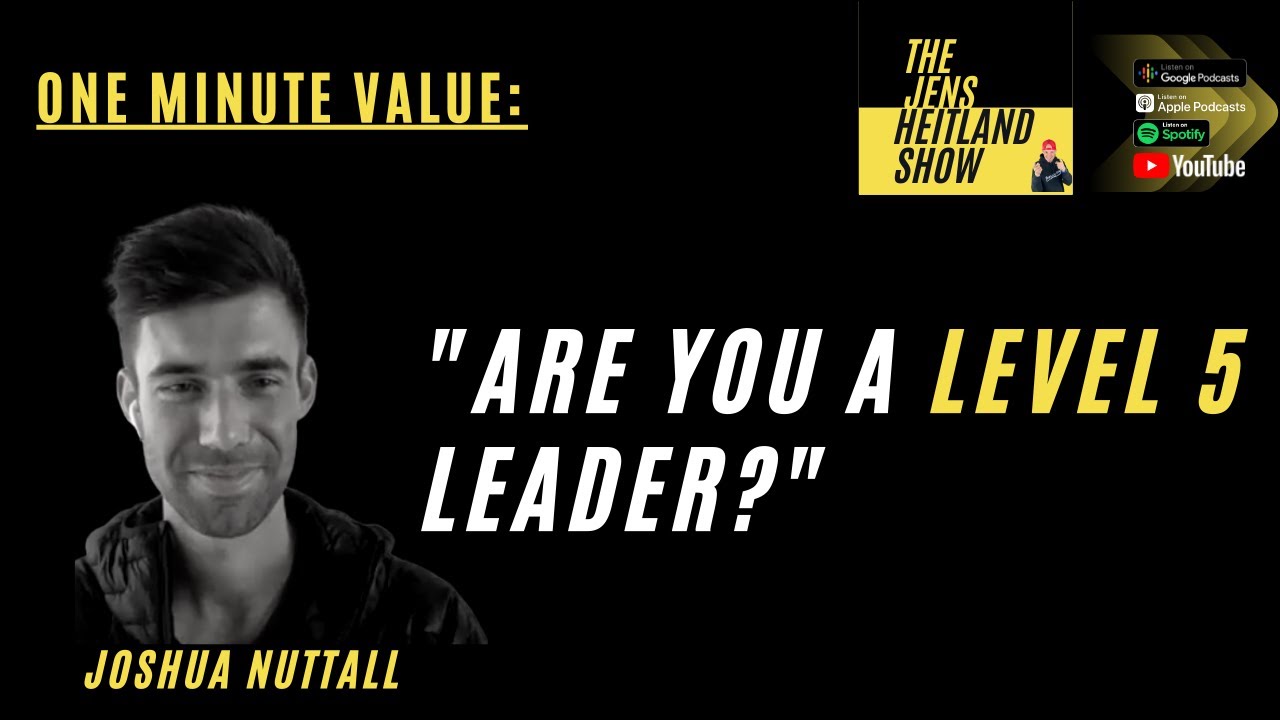 Are you a level 5 leader? - Joshua Nuttall - YouTube