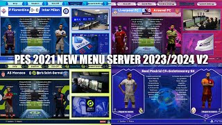 PES 2021 NEW MENU SERVER 2023/2024 V2 | Doovi