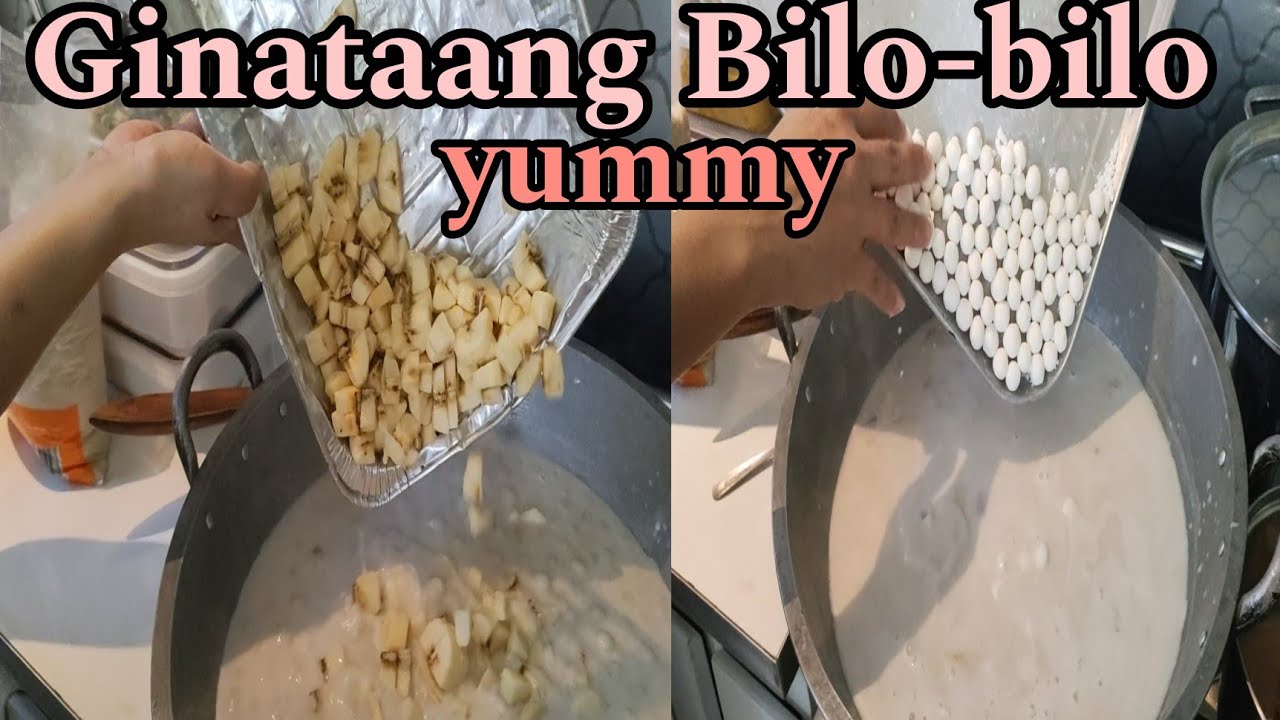 GINATAANG BILO BILO/ sa wakas makakain na ako ng bilo bilo,muli yummy ...