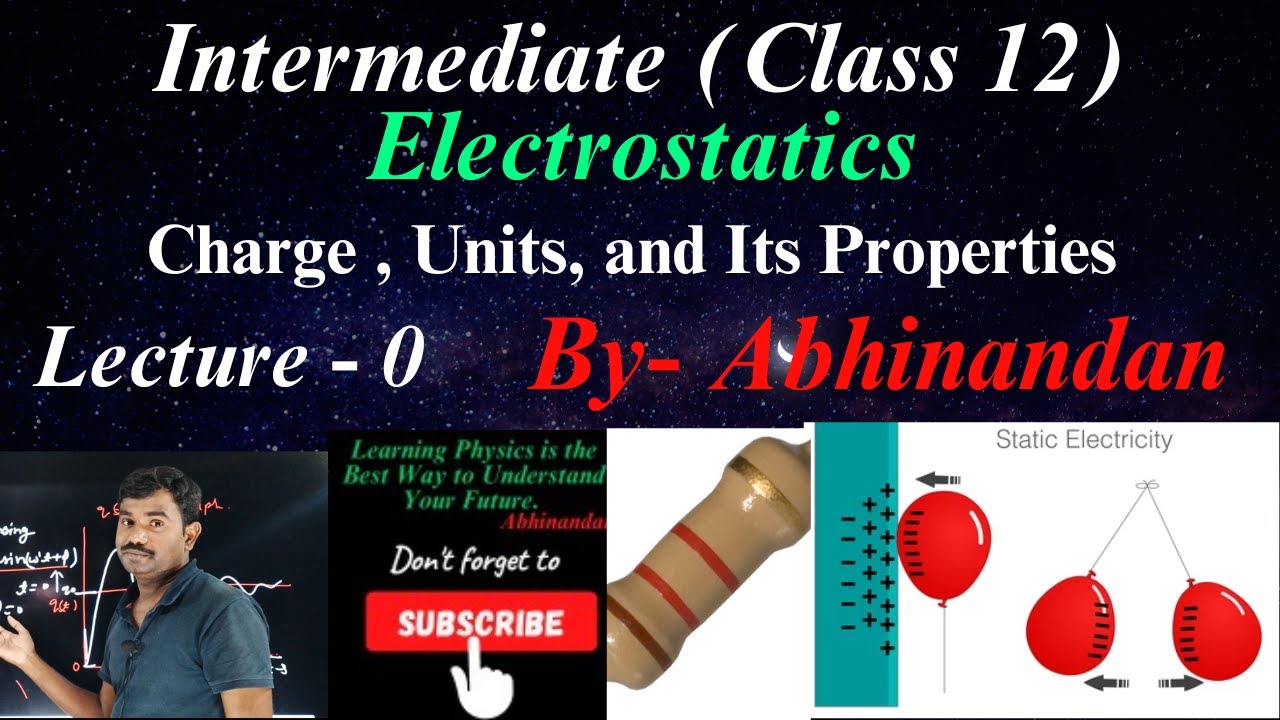 Electrostatics#Class12#Electric Charge, Units and its Properties. By ...