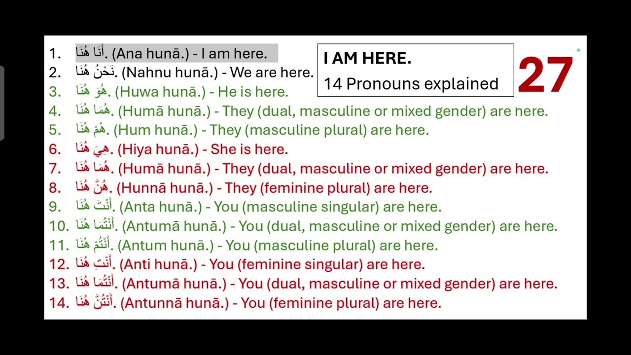 027 ANA HUNAA means I AM HERE - YouTube