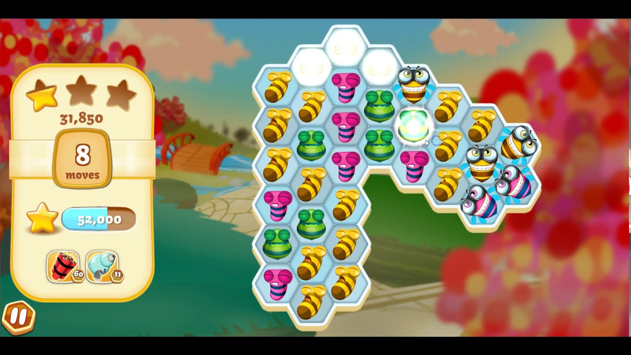 Bee Brilliant Level 837 - YouTube