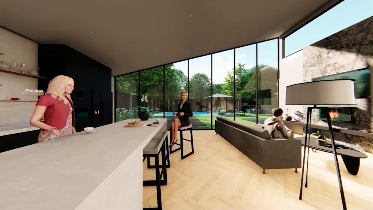 REALISTIC Interior Design Render - YouTube