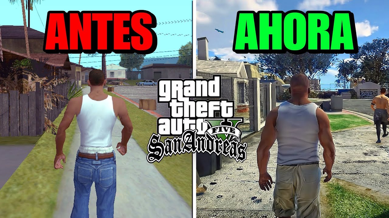 He Transformado GTA SAN ANDREAS en GTA 5 con mods - YouTube