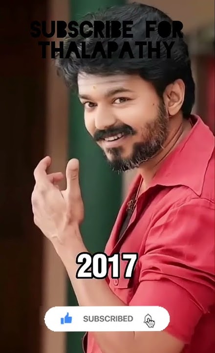 Thalapathy Vijay transformation journey video (1987-2023) | #shorts #viral #thalapathyvijay ...