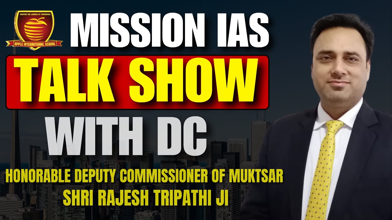 Mission IAS Talk Show with DC | A Special Program for Students ...