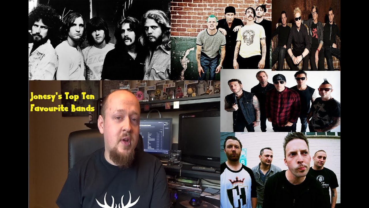 Jonesy's Top Ten-Favourite Bands - YouTube