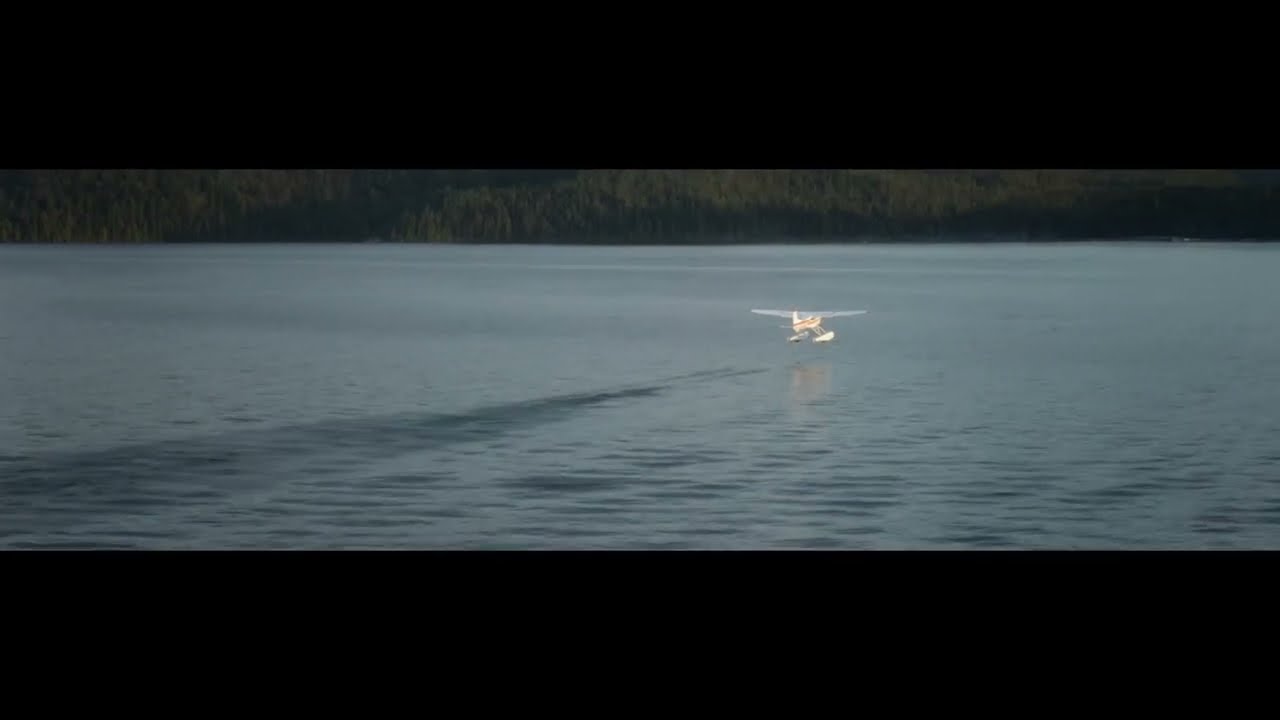 Taking off in a Cessna 185 Float Plane on Aerocet 3400 Amphibious Floats from Priest Lake, Idaho ...