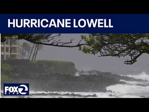 Hurricane Lowell causes power outages in Hawaii, floods in Kauai | KTVU
