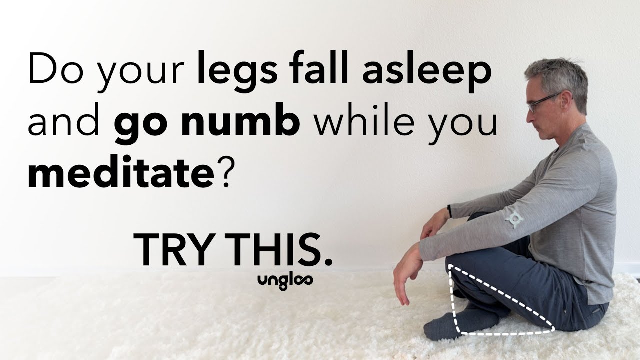 Legs Fall Asleep During Meditation? Try This. - YouTube