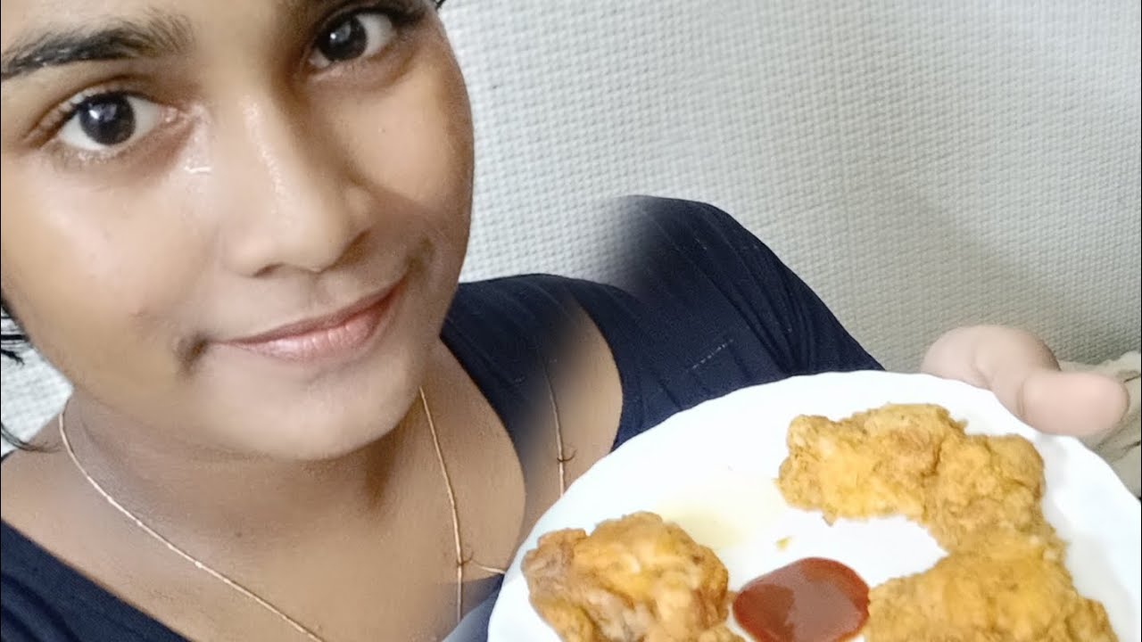BROASTED CHICKEN/KFC CHICKEN/making at home /evening snack 😋😋😋 - YouTube