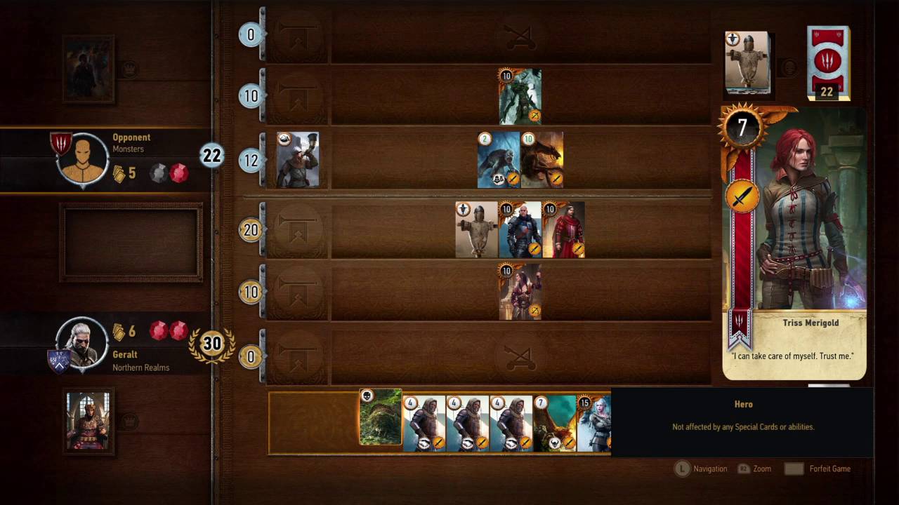 Beating Ermion at gwent. 1st attempt - YouTube