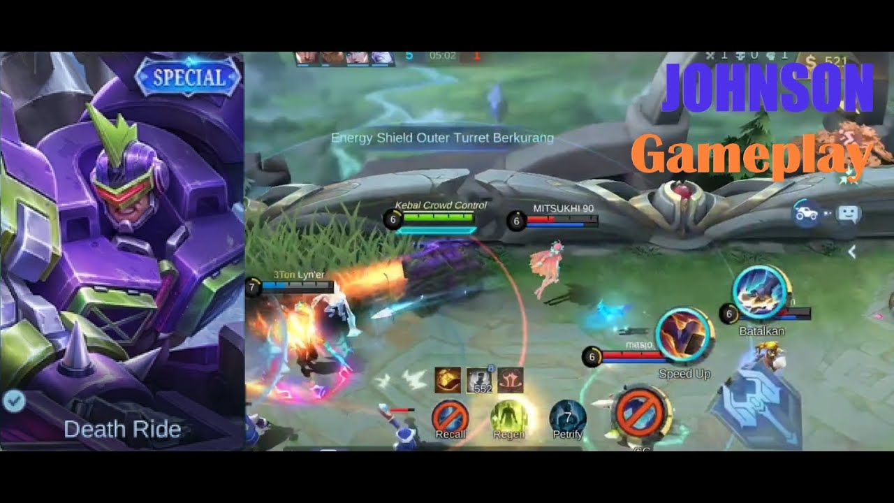 JOHNSON MVP| BUILD JOHNSON TERSAKIT | BUILD JOHNSON 1HIT | BUILD ...