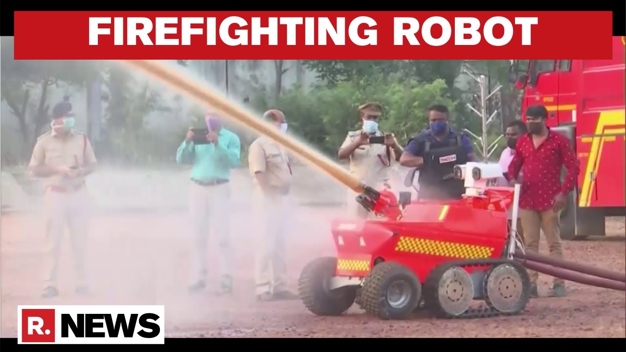 Odisha Fire Services Plans To Induct Robot After Demonstration Of ...